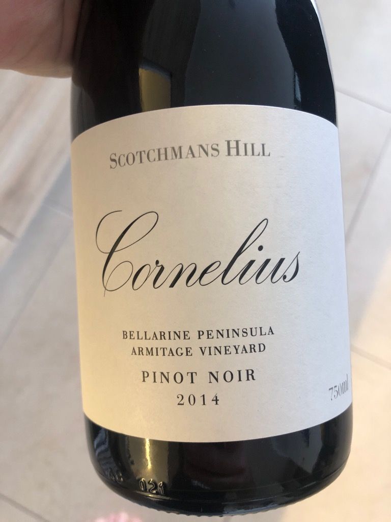 2014 Scotchmans Hill Pinot Noir Cornelius Bellarine Peninsula ...