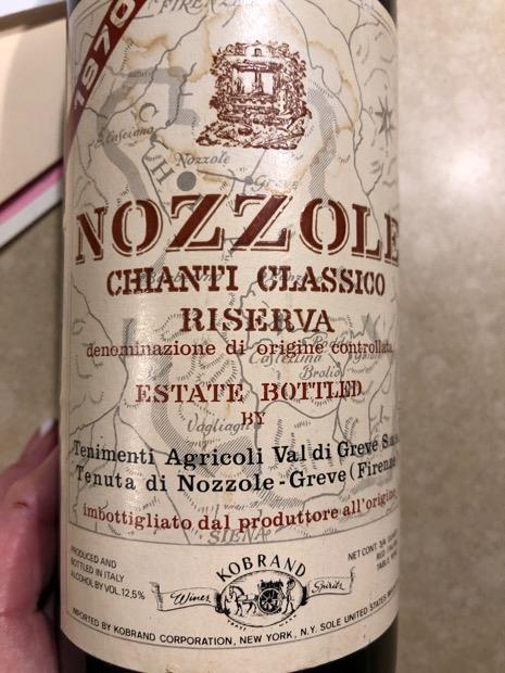 1980 Tenuta di Nozzole Chianti Classico, Italy, Tuscany, Chianti ...