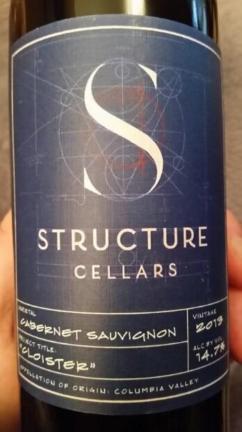 2011 Structure Cellars Cabernet Sauvignon the cloister, USA, Washington ...