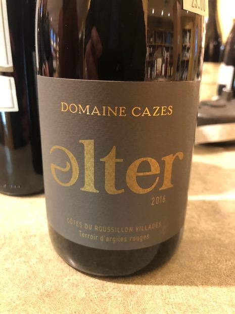 2016 Domaine Cazes Côtes du Roussillon Villages Alter de Cazes, France ...