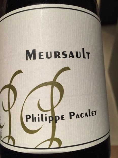 2007 Philippe Pacalet Meursault, France, Burgundy, Côte de Beaune ...