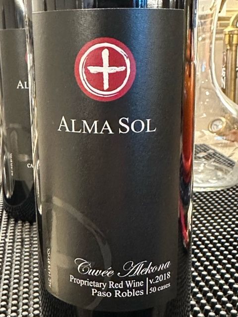 2018 Alma Sol Winery Cuvée Alekona, USA, California, Central Coast ...