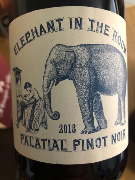 2018 Fourth Wave Wine Partners Pinot Noir Elephant in the Room Palatial ...