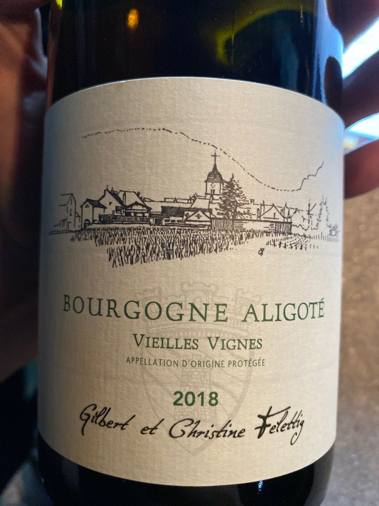 2019 Gilbert et Christine Felettig Bourgogne-Aligoté, France, Burgundy ...