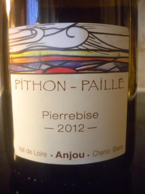 2012 Pithon-Paillé Anjou Pierrebise, France, Loire Valley, Anjou-Saumur ...