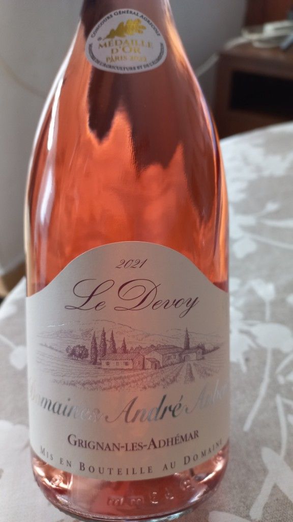 2021 Domaines André Aubert Grignan-les-Adhémar Le Devoy, France, Rhône ...