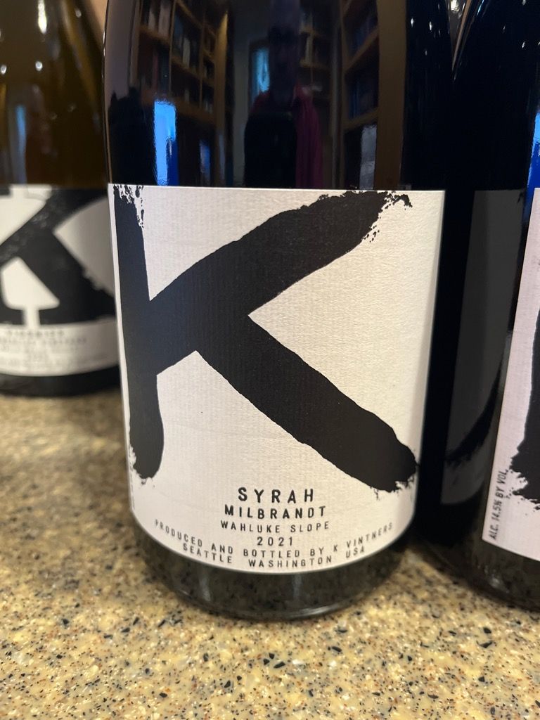 2021 K Vintners Syrah Milbrandt Vineyard, USA, Washington, Columbia ...