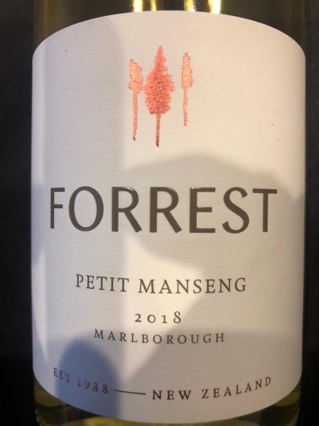 2018 Forrest Estate Petit Manseng, New Zealand, South Island ...