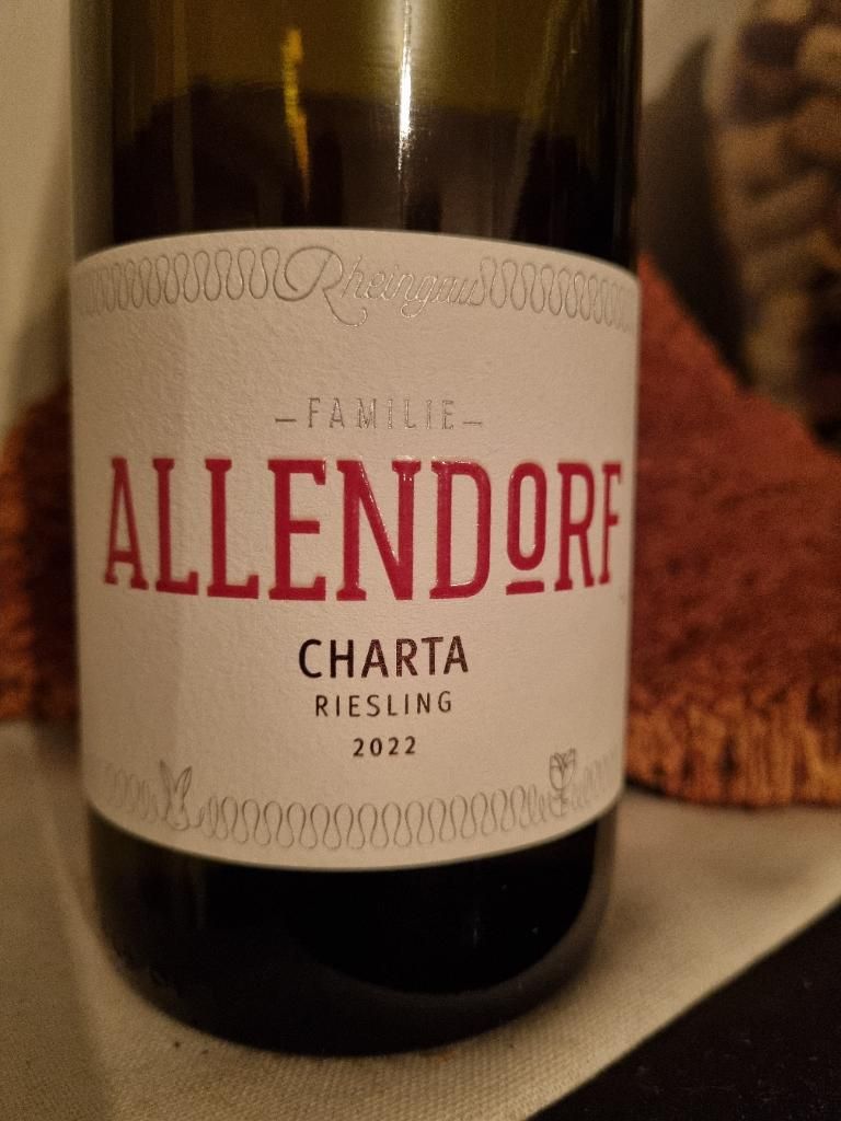 2023 Weingut Fritz Allendorf Riesling Charta, Germany, Rheingau ...