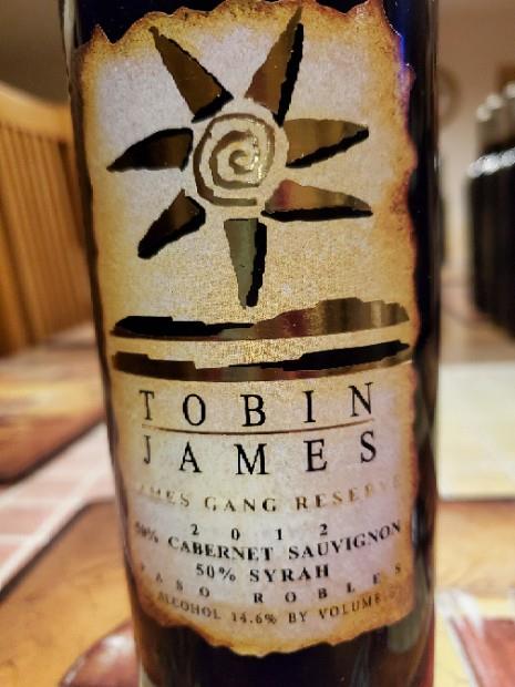 2012 Tobin James Cabernet Sauvignon/Syrah James Gang Reserve, USA ...