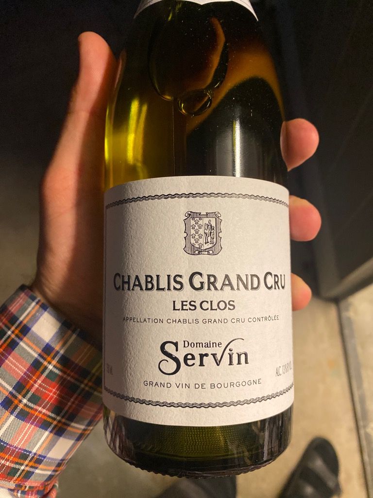 2022 Domaine Servin Chablis Grand Cru Les Clos, France, Burgundy ...
