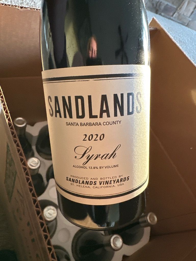 2020 Sandlands Syrah Santa Barbara County, USA, California, Central ...