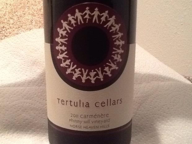 2011 Tertulia Cellars Carménère Phinny Hill Vineyard, USA, Washington ...