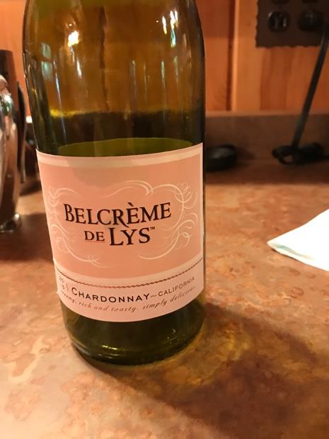 2015 Belcrème de Lys Chardonnay, USA, California - CellarTracker
