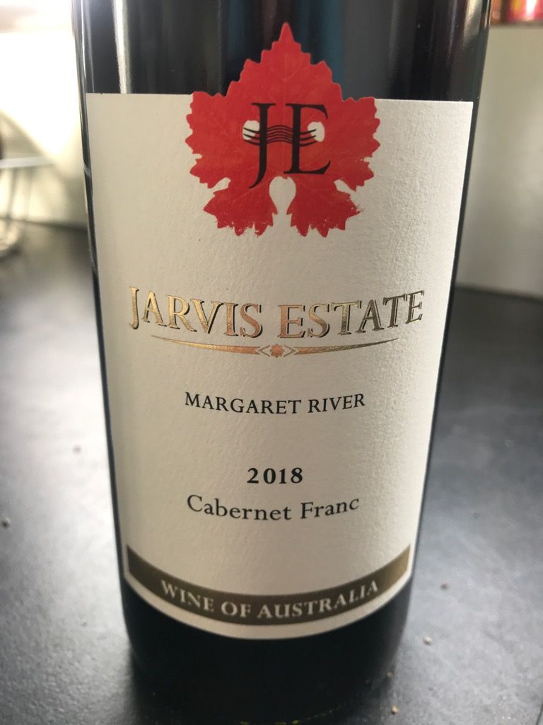 2018 Jarvis Estate Cabernet Franc Margaret River, Australia, Western ...