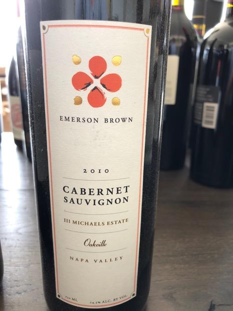 2012 Emerson Brown Cabernet Sauvignon III Michaels Estate, USA ...