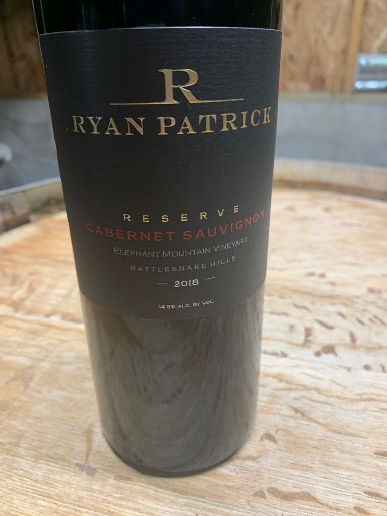 2018 Ryan Patrick Vineyards Cabernet Sauvignon Reserve Elephant ...