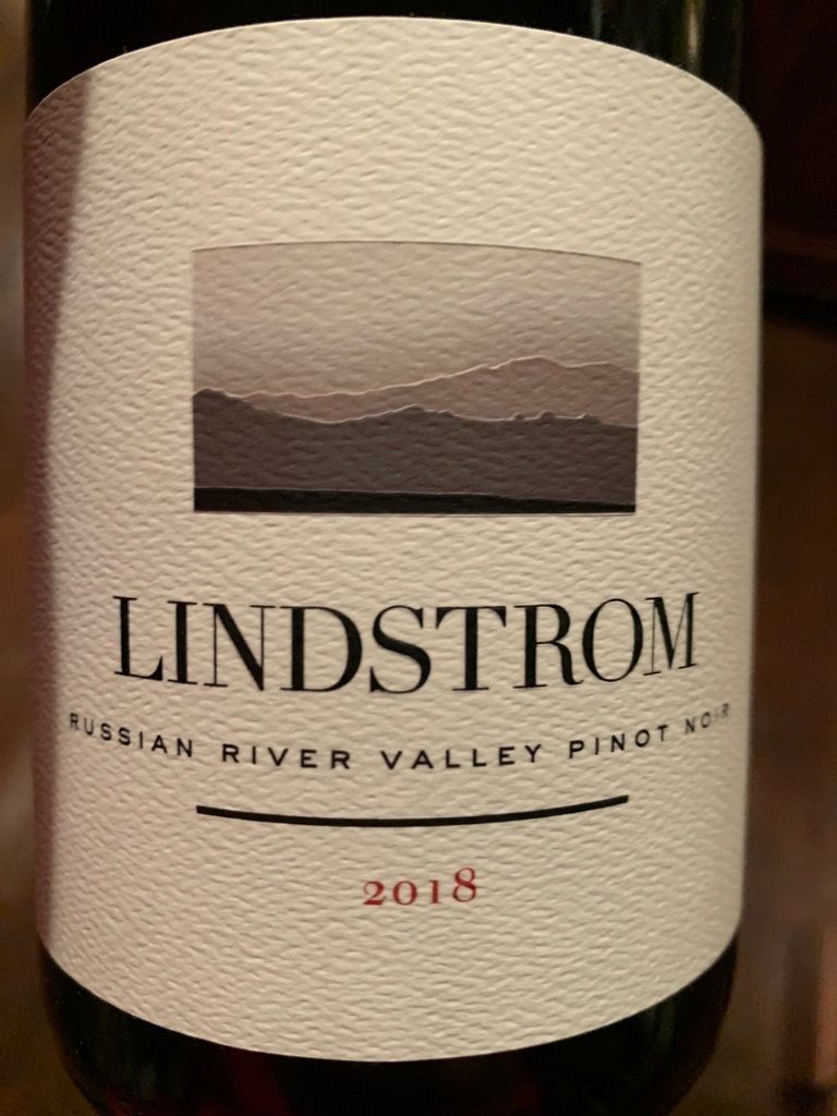 2018 Lindstrom Wines Pinot Noir Russian River Valley, USA, California ...