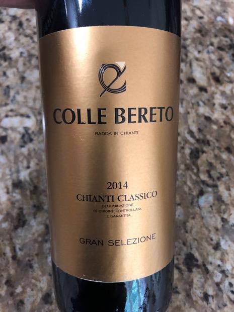 2014 Colle Bereto Chianti Classico Gran Selezione, Italy, Tuscany ...