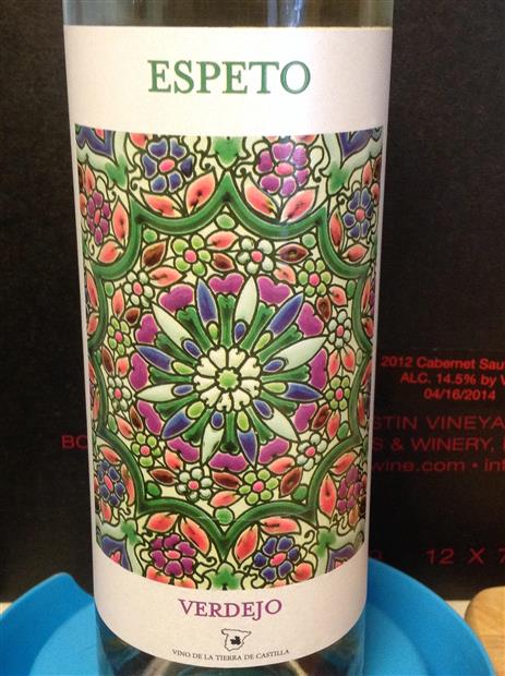 2014 Espeto Verdejo Vino de la Tierra de Castilla, Spain, Castilla-La ...