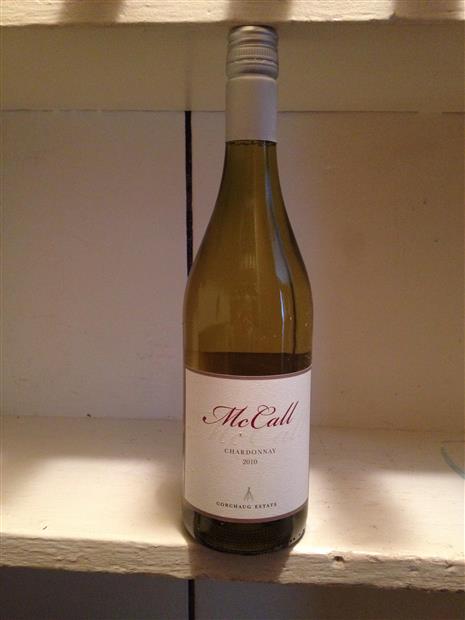 2014 McCall Wines Chardonnay, USA, New York, Long Island, North Fork ...