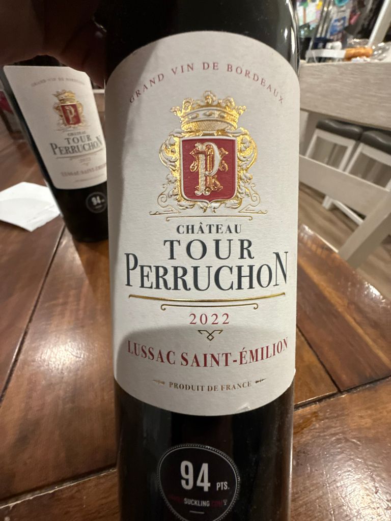 2022 Château Tour Perruchon, France, Bordeaux, Libournais, Lussac Saint ...