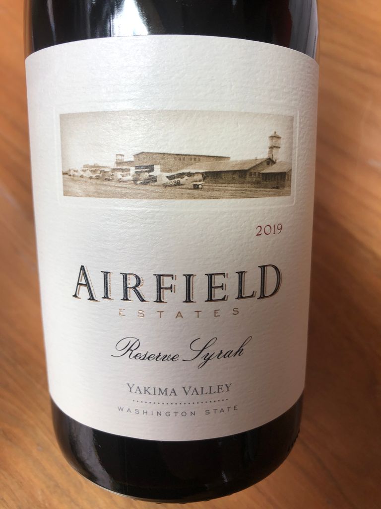 2019 Airfield Estates Syrah Reserve, USA, Washington, Columbia Valley ...