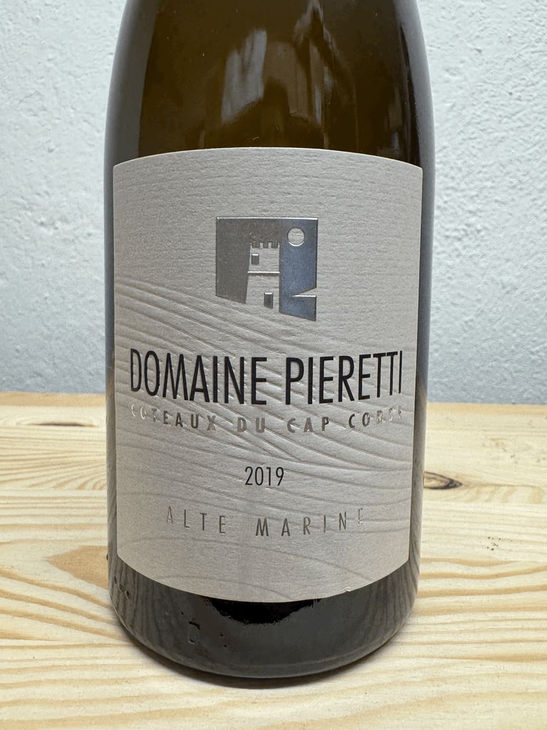 2019 Domaine Pieretti Vin de Corse Coteaux du Cap Corse Alte Marine ...