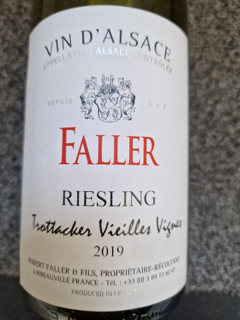 2019 Robert Faller & Fils Riesling Ribeauvillé Trottacker de ...