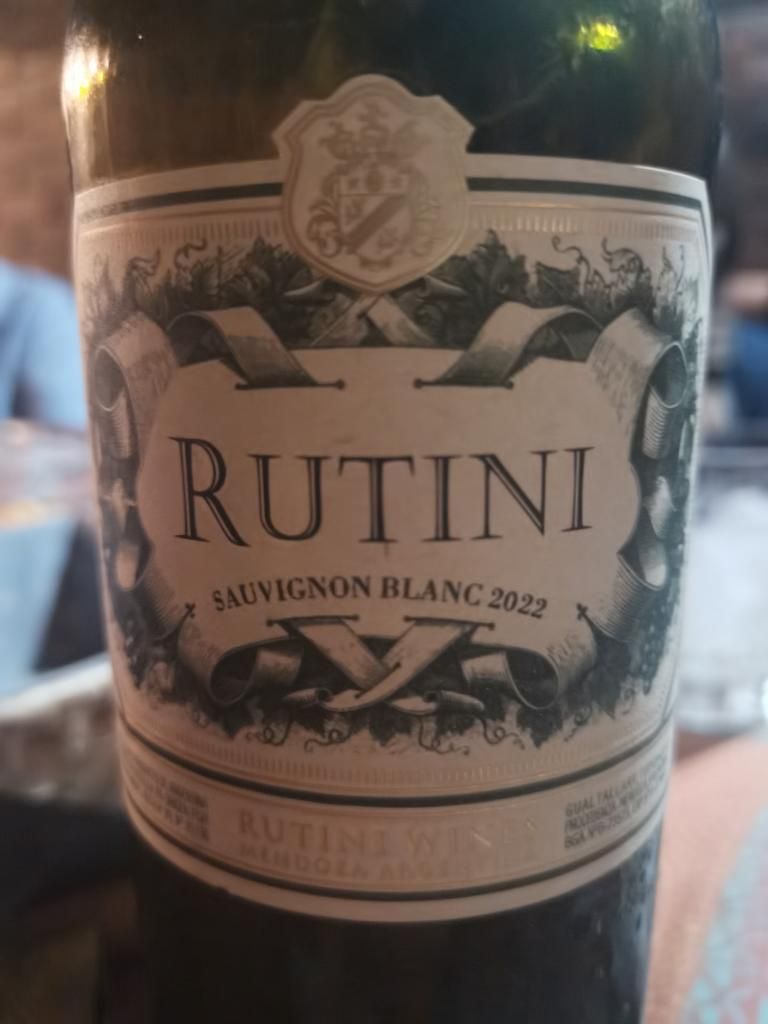 2022 Rutini Sauvignon Blanc, Argentina, Mendoza, Valle de Uco ...