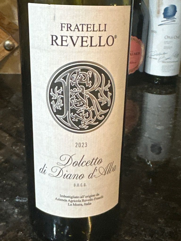 2023 Fratelli Revello Dolcetto Diano d'Alba, Italy, Piedmont, Alba ...
