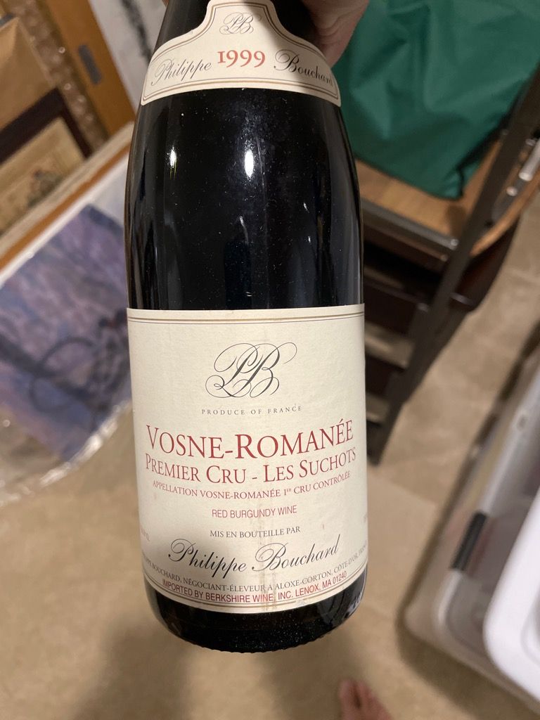 1999 Philippe Bouchard Vosne-Romanée, France, Burgundy, Côte de Nuits ...