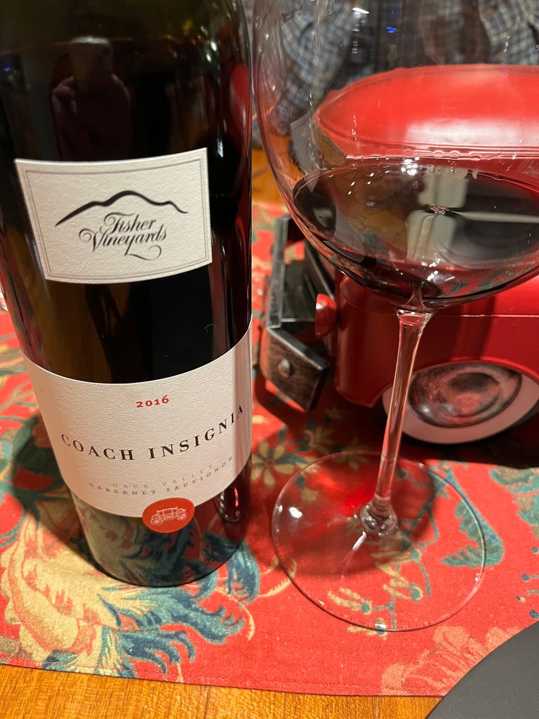2016 Fisher Vineyards Cabernet Sauvignon Coach Insignia, USA ...