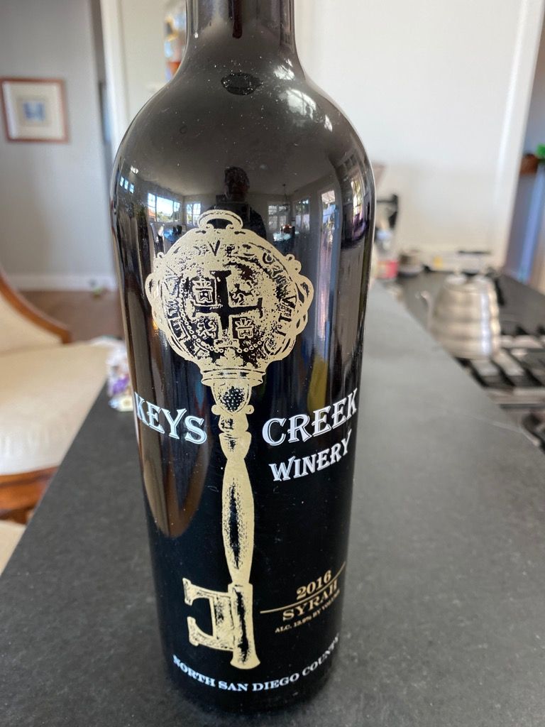 2016 Keys Creek Winery Rosé, USA, California, South Coast, San Pasqual ...