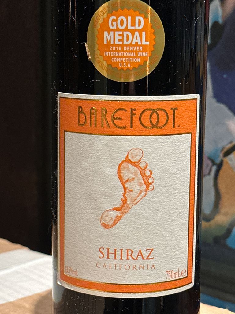 2016 Barefoot Cellars Shiraz, USA, California - CellarTracker