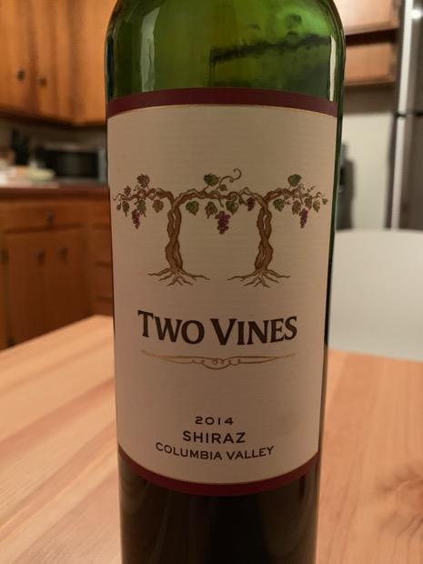 2014 Two Vines Shiraz, USA, Washington, Columbia Valley - CellarTracker