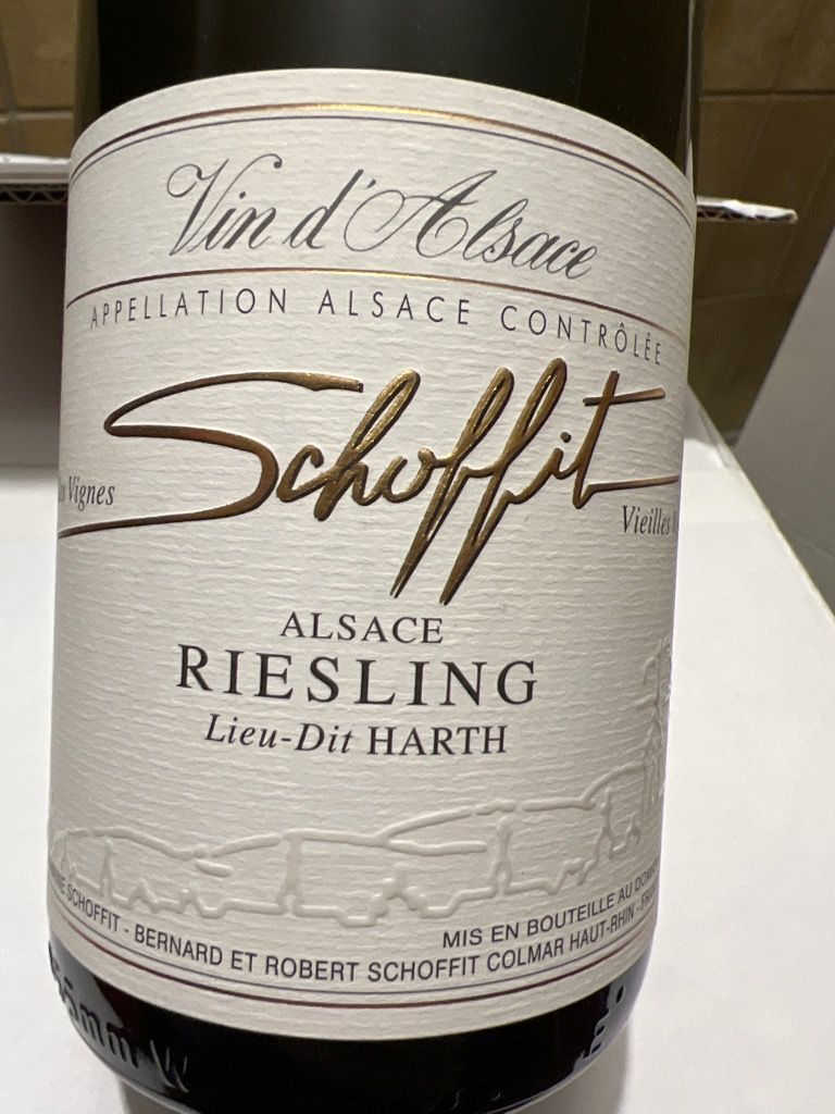 2017 Schoffit Riesling Harth Vieilles Vignes, France, Alsace ...