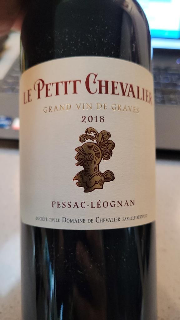 2020 Domaine de Chevalier Le Petit Chevalier, France, Bordeaux, Graves ...