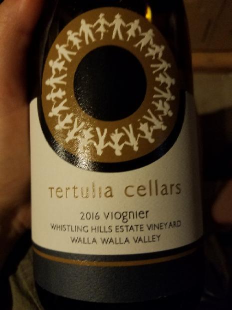 2015 Tertulia Cellars Viognier Whistling Hills, USA, Washington ...