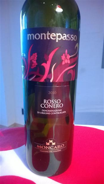 2010 Moncaro Rosso Conero Montepasso, Italy, Marche, Rosso Conero ...