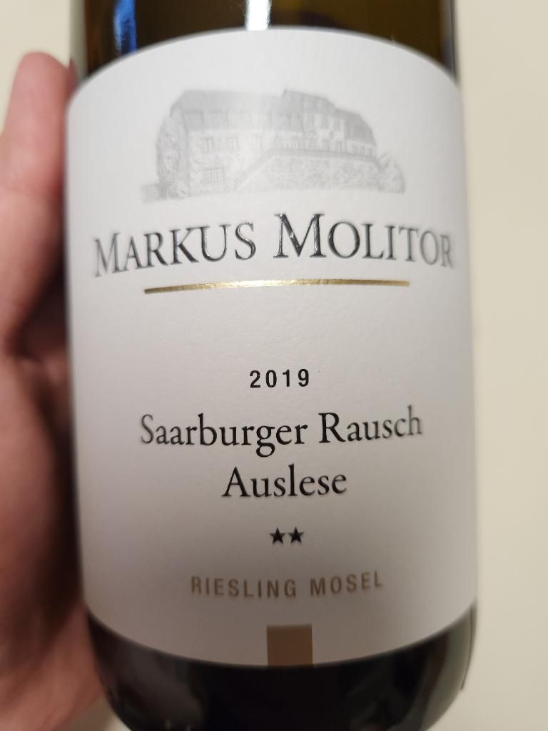 2020 Markus Molitor Saarburger Rausch Riesling Auslese ** (Golden ...