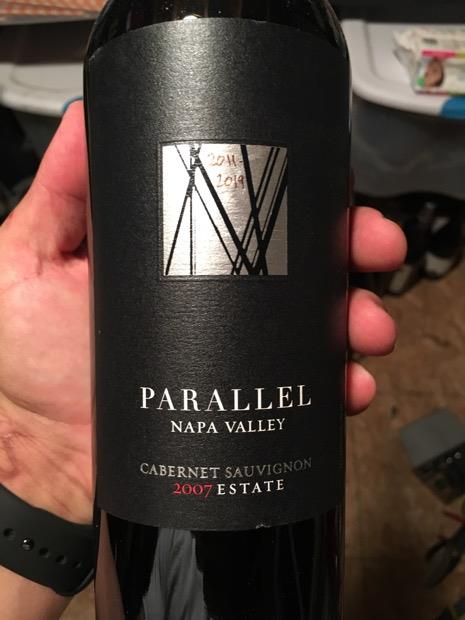 2007 Parallel Cabernet Sauvignon Black Diamonds Estate, USA, California ...