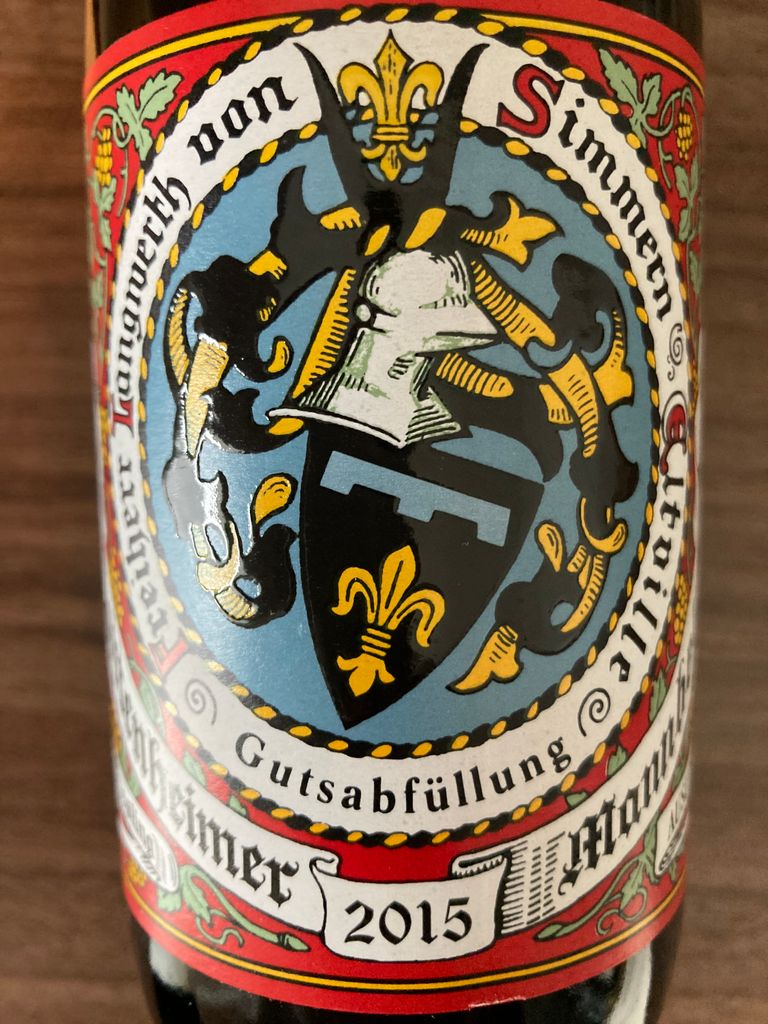 2015 Freiherr Langwerth von Simmern Hattenheimer Mannberg Riesling ...