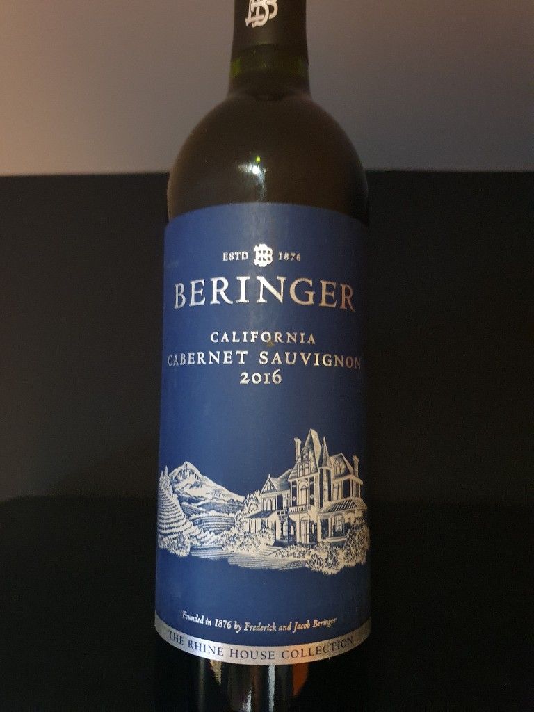 2016 Beringer Vineyards Cabernet Sauvignon Rhine House Selection Napa ...