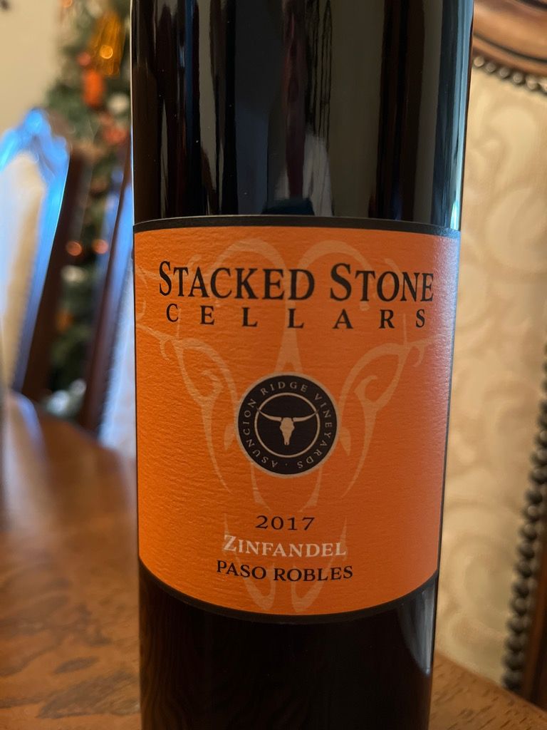 2018 Stacked Stone Cellars Zinfandel, USA, California, Central Coast ...