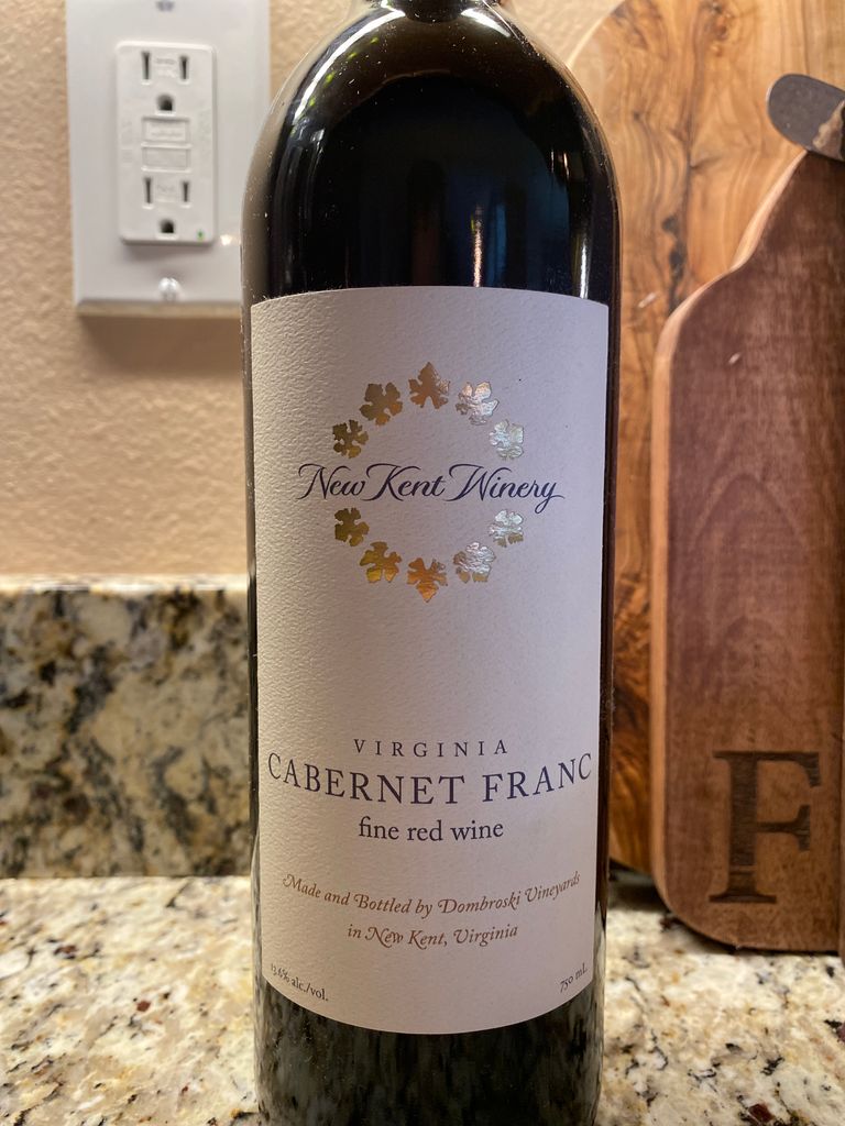 NV New Kent Winery Cabernet Franc Dombroski, USA, Virginia - CellarTracker
