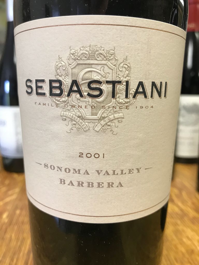 2002 Sebastiani Vineyards & Winery Barbera, USA, California, Sonoma ...