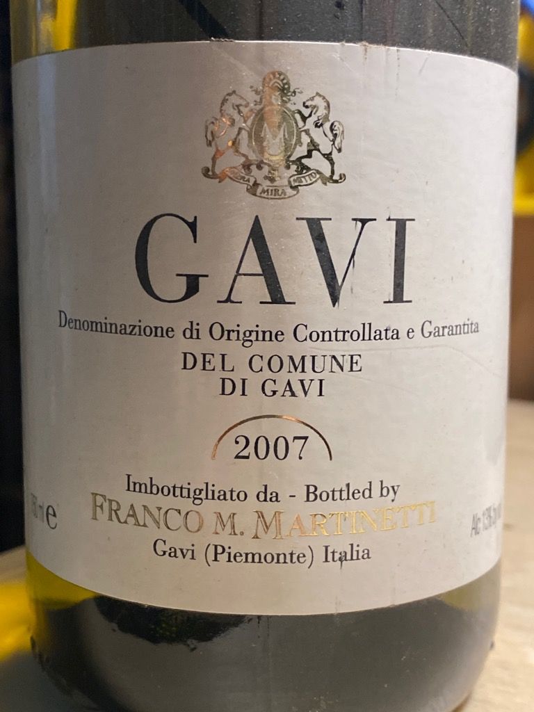 2010 Franco M. Martinetti Gavi, Italy, Piedmont, Gavi - CellarTracker