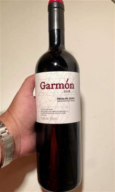 2016 Bodegas Garmón Tempranillo Garmón Tinto, Spain, Castilla y León ...