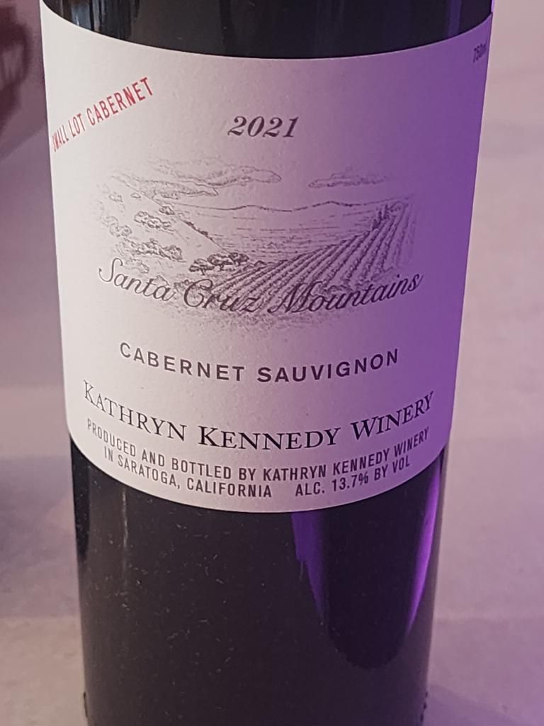 2021 Kathryn Kennedy Cabernet Sauvignon Small Lot, USA, California ...